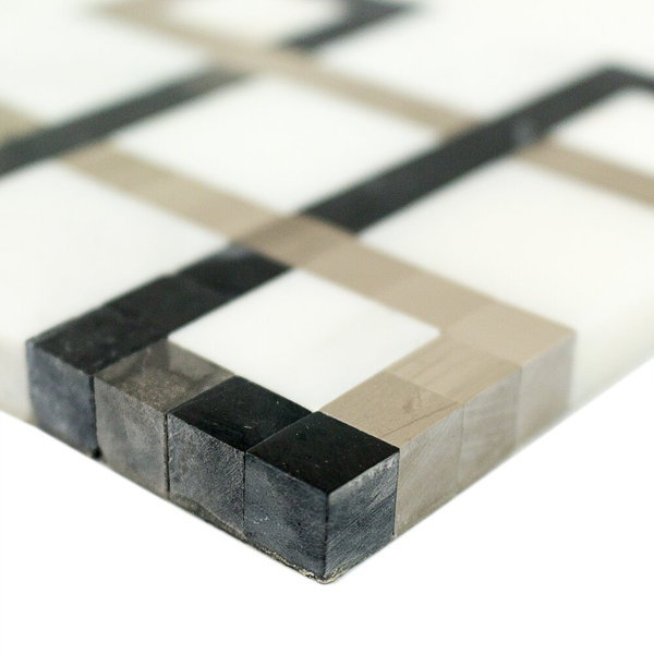 TileBar Pendulum Random Sized Marble Mosaic Wall & Floor Tile | Perigold
