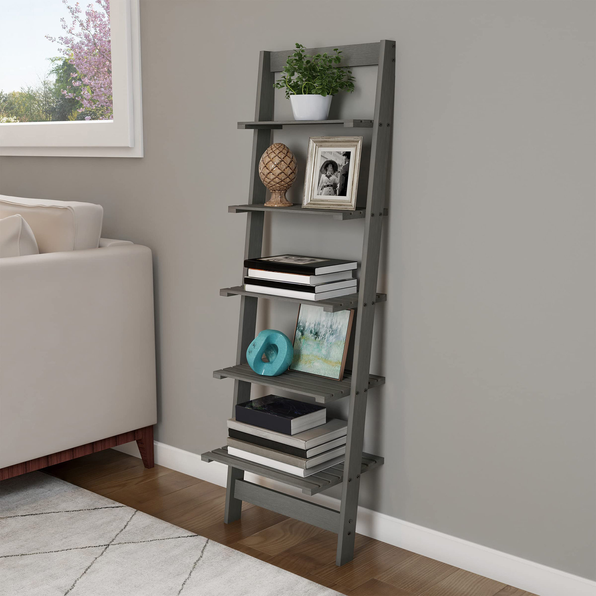 Winston Porter 5-Tier Inclined Ladder Rack - Wayfair Canada