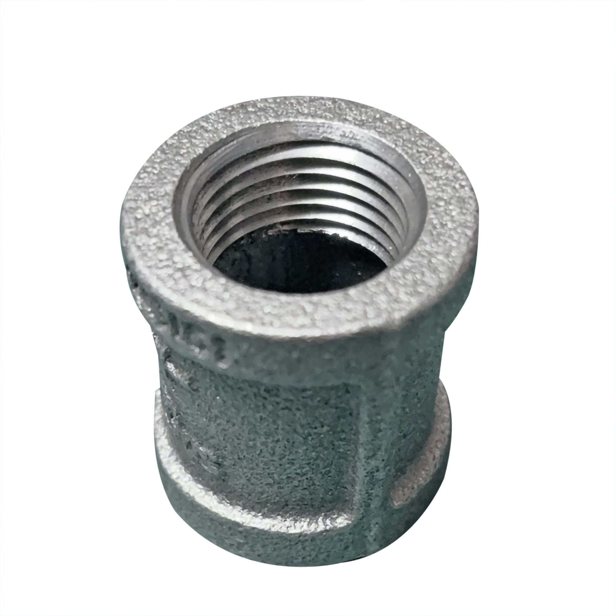 FixtureDisplays 1/2" Black Malleable Iron Straight Left/Right Coupling ...