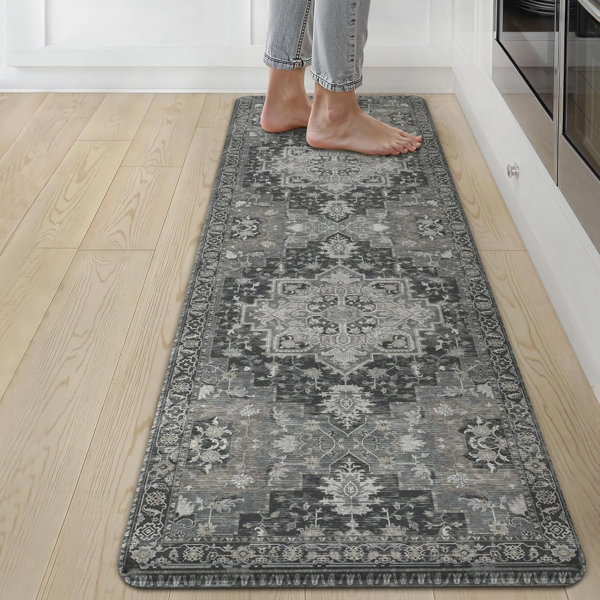 Bungalow Rose Waterproof Kitchen Rugs, Non Slip Foam Comfort Standing ...