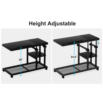 17 Stories Height Adjustable C Table & Reviews | Wayfair