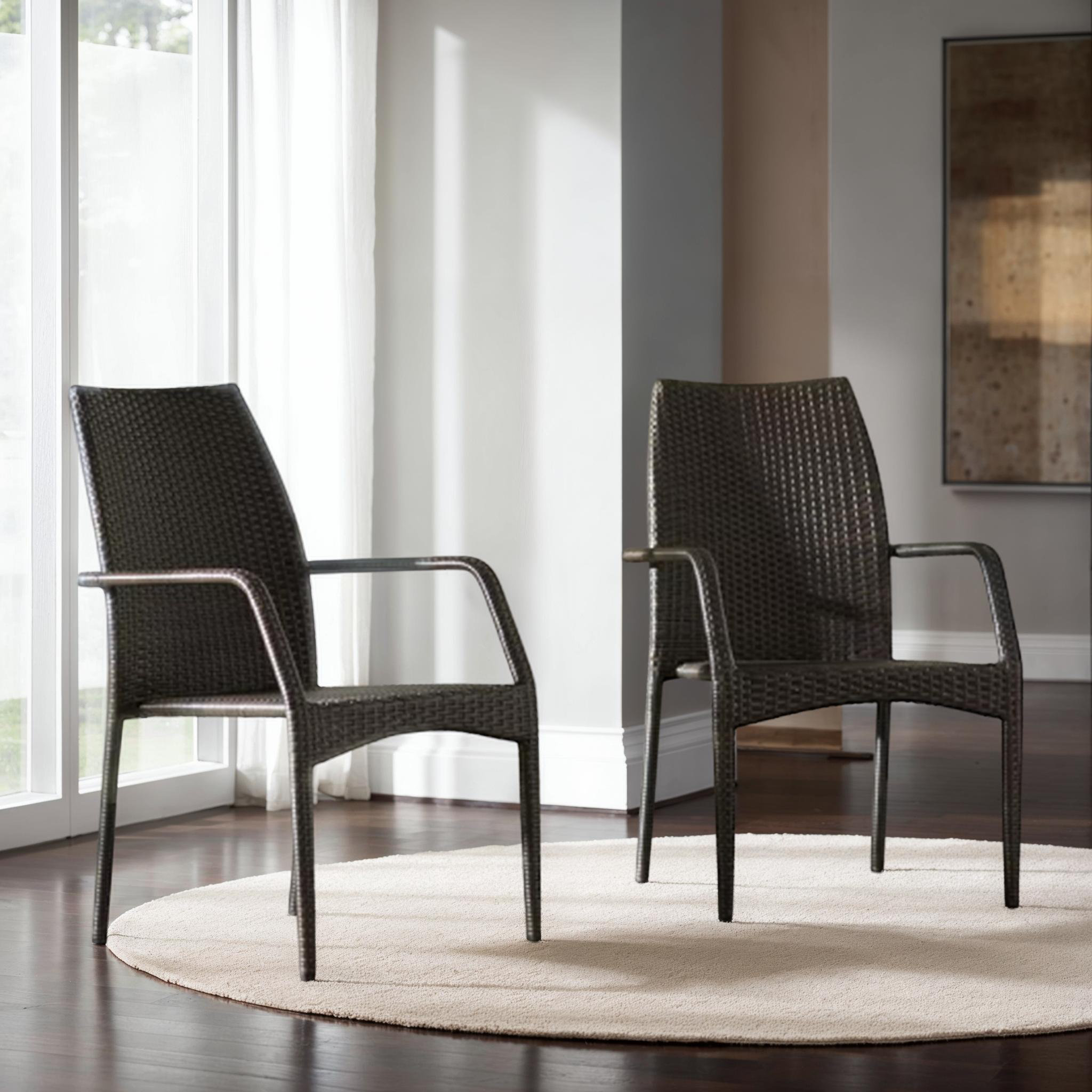 Lark Manor Outdoor Rattan Chair,Detachable,PE Rattan Material,Iron ...