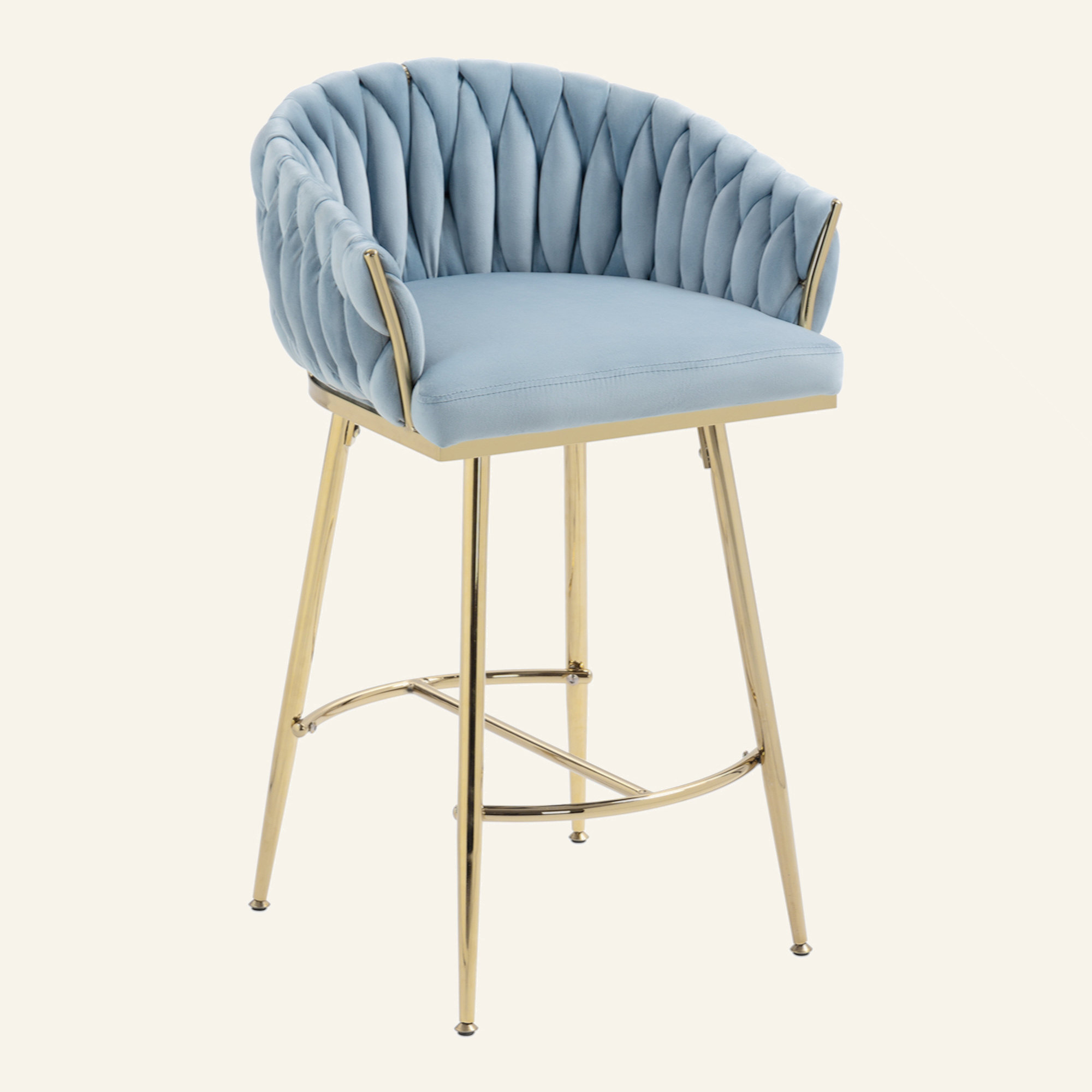 Mercer41 26'' Counter Height Bar Stools Set Of 2 Kitchen Island Counter ...