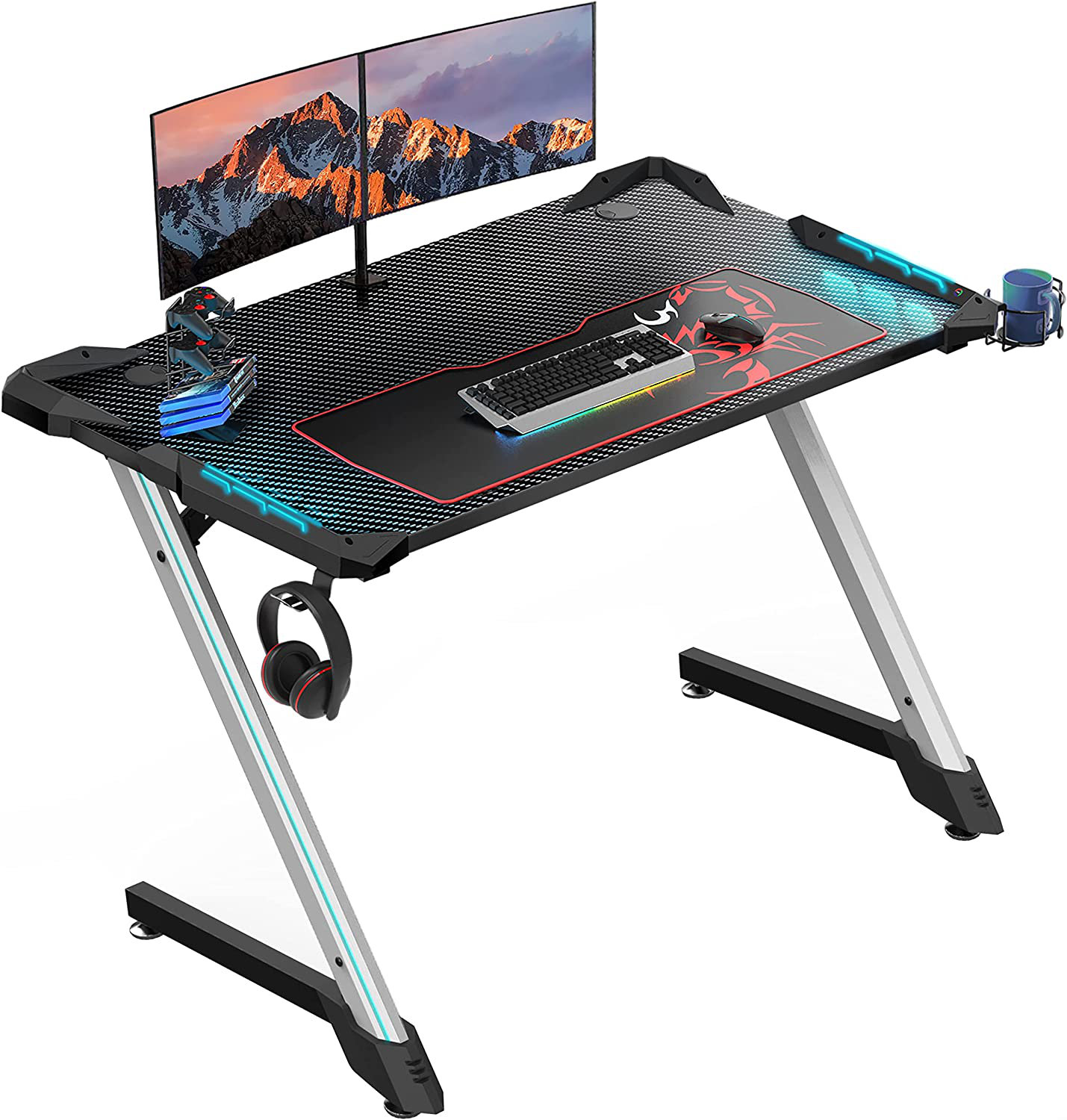 Inbox Zero Hriti Gaming Desk | Wayfair
