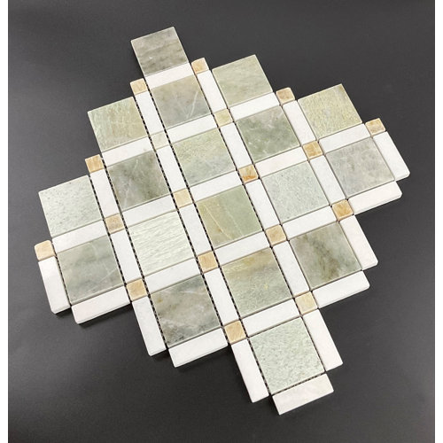 ES Stone Marble Pinwheel Mosaic Wall & Floor Tile & Reviews | Wayfair