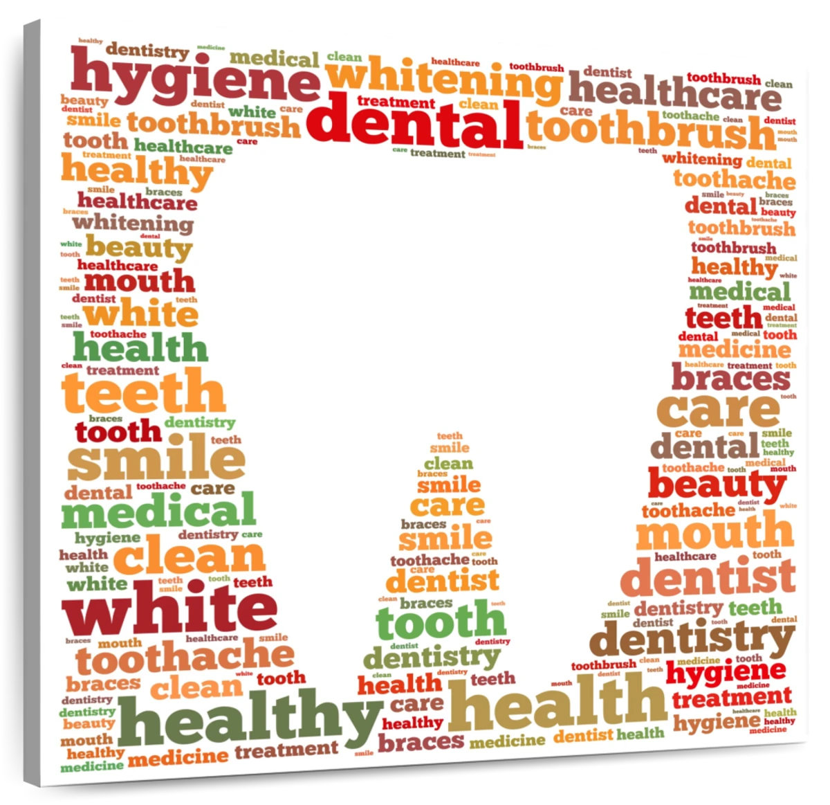 Ebern Designs Tergel Tooth Typography | Wayfair