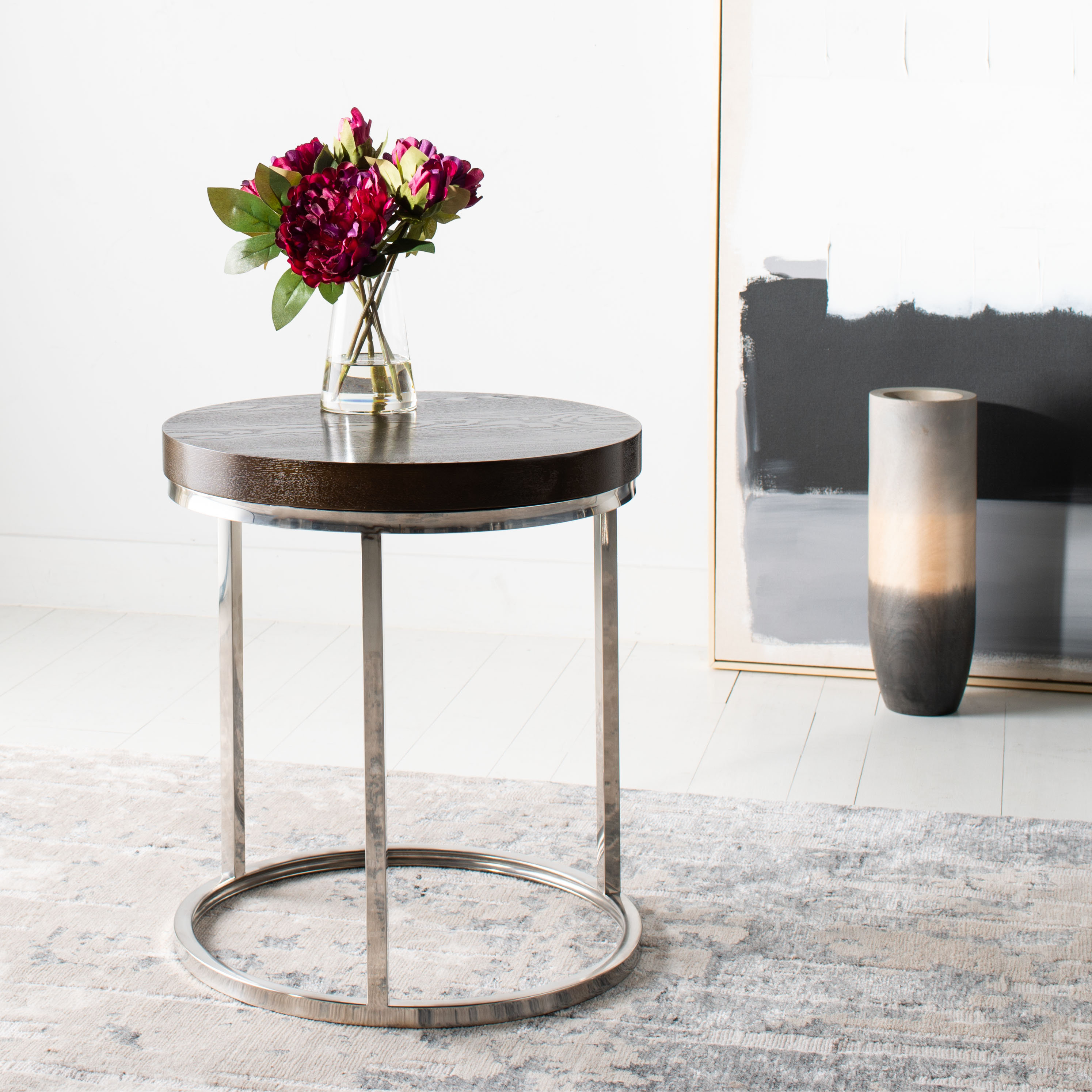 Latitude Run® Turner Solid Wood Pedestal End Table & Reviews | Wayfair