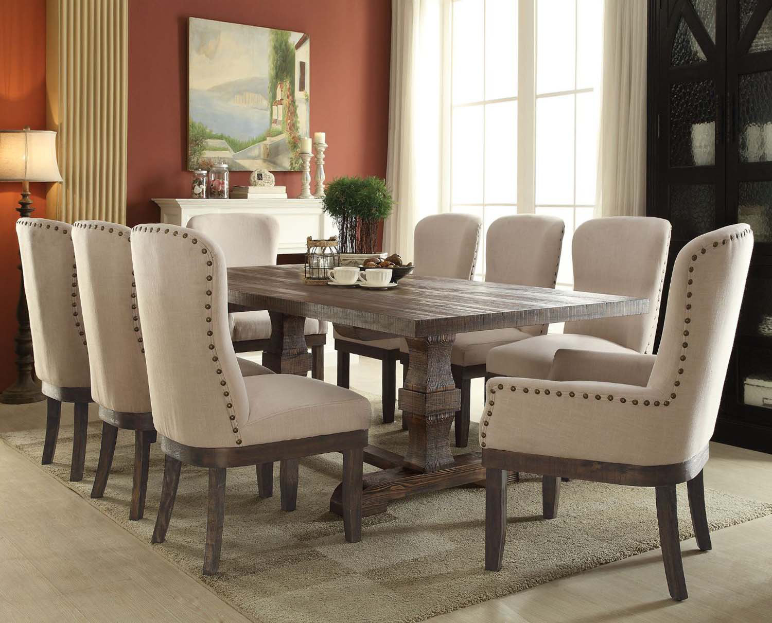 ACME Furniture Brynleigh Dining Table, Salvage Brown - Wayfair Canada