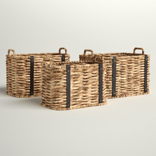 Sand & Stable Wicker Basket Set & Reviews | Wayfair