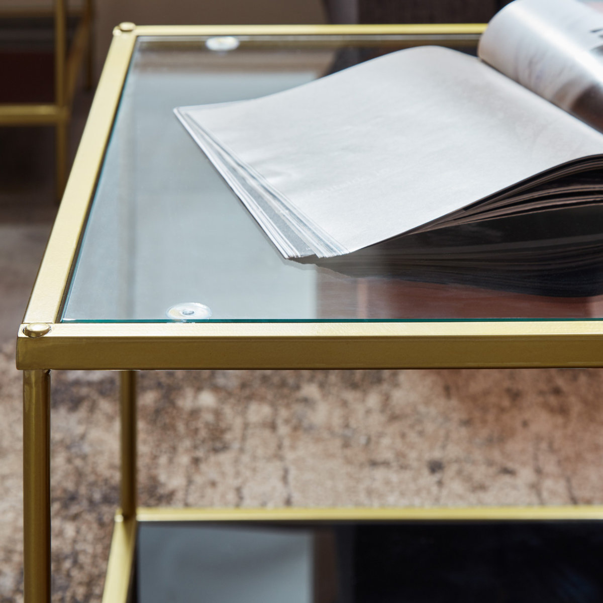 Etta Avenue Adamo Frame Coffee Table with Storage & Reviews | Wayfair.co.uk