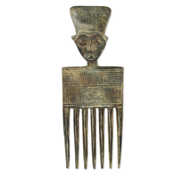 World Menagerie Evie-Mai Fante Man Comb Artisan Crafted Sculpture ...