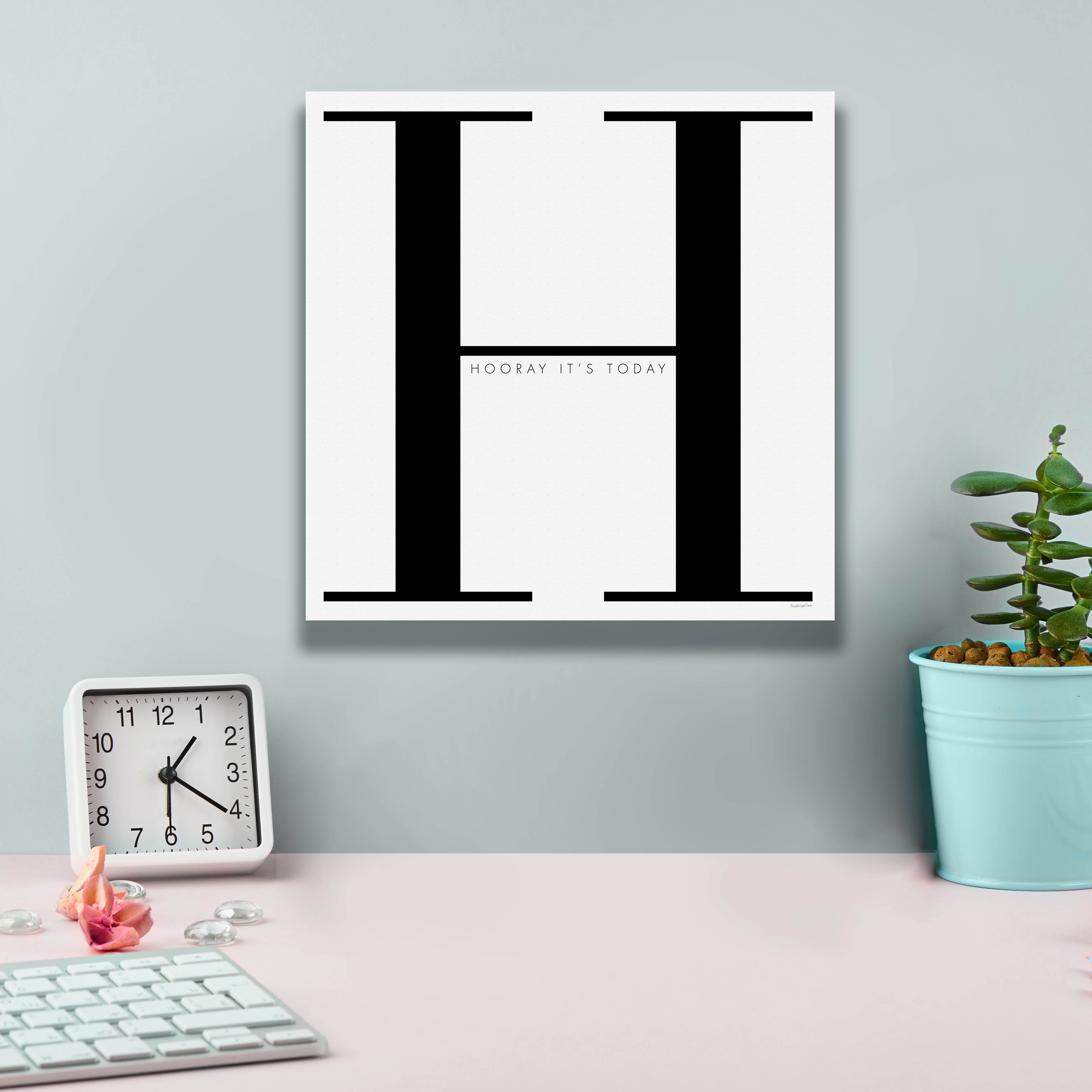 Epic Graffiti 'H Is For Hooray On White' by Mercedes Lopez Charro ...