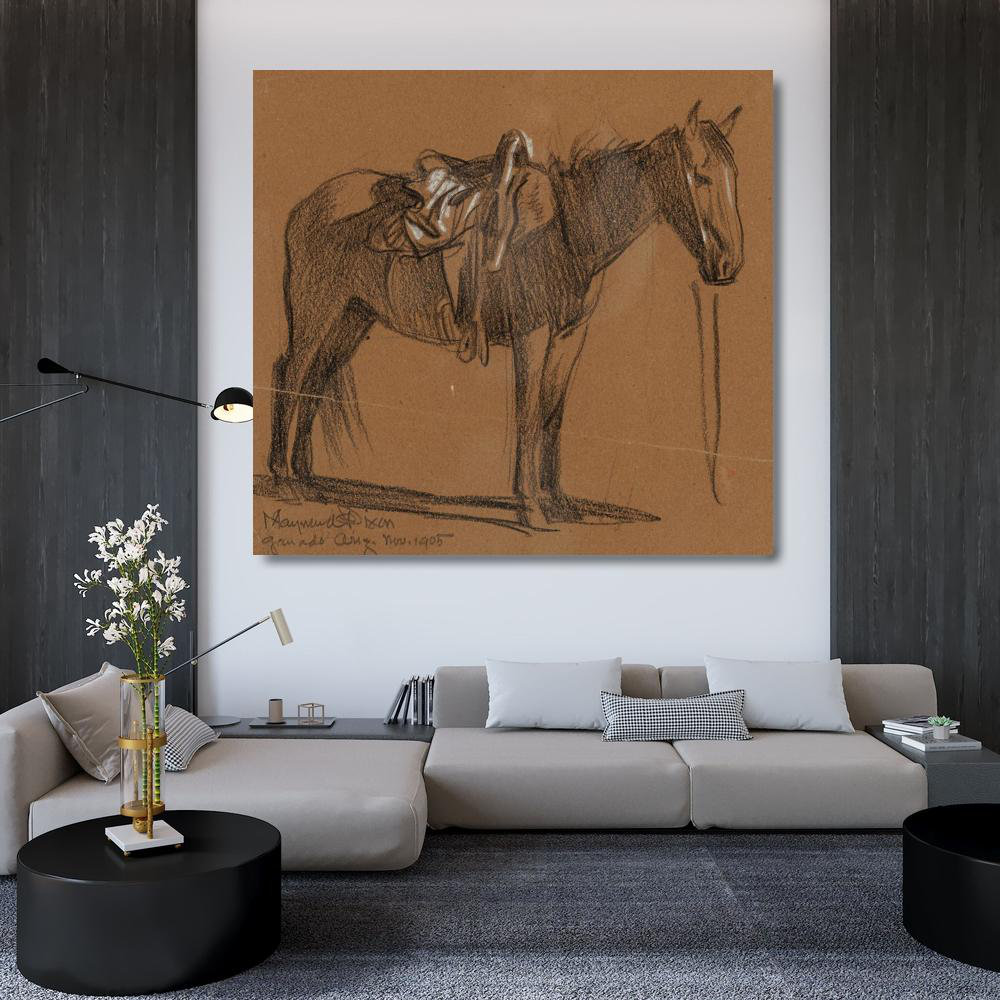 Loon Peak® "Horse Study" by Maynard Dixon - Gallery Wrap Canvas Wall ...