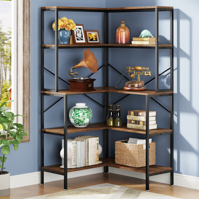 17 Stories Corner Bookcase & Reviews | Wayfair