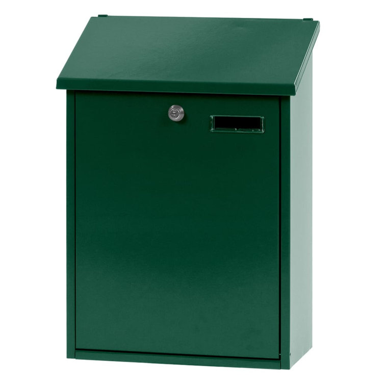 vidaXL Locking Wall Mounted Letter Box | Wayfair.co.uk