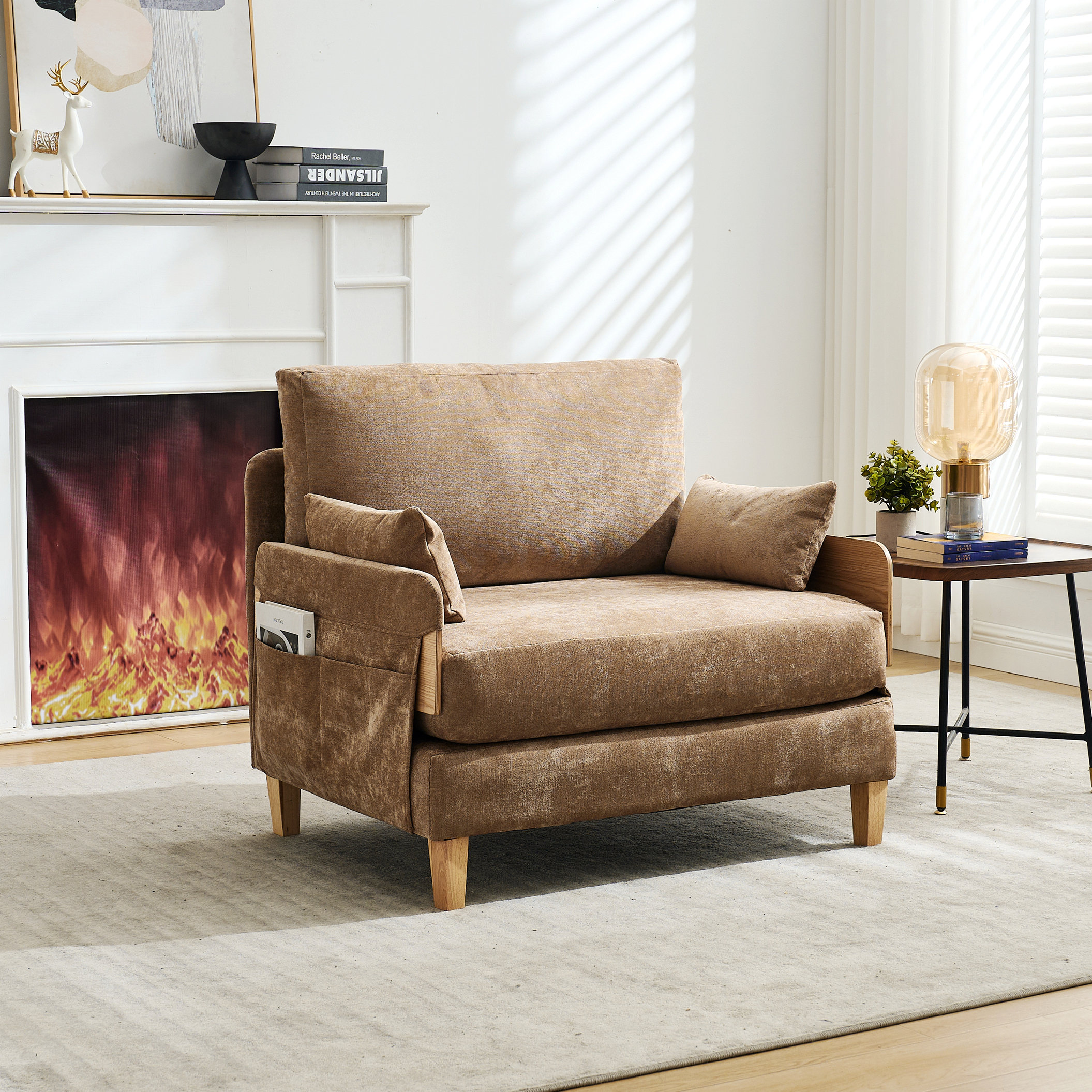 Wrought Studio Luxury Sleeper Sofa Bed with Soft Cushion - Ultimate ...