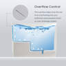 SJ STAR&JANE 39'' X 23'' Freestanding Soaking Solid Surface Bathtub For ...