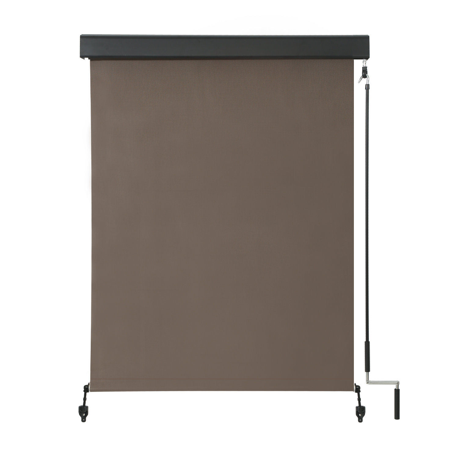 Symple Stuff Light Filtering Outdoor Roll-up Shade & Reviews | Wayfair