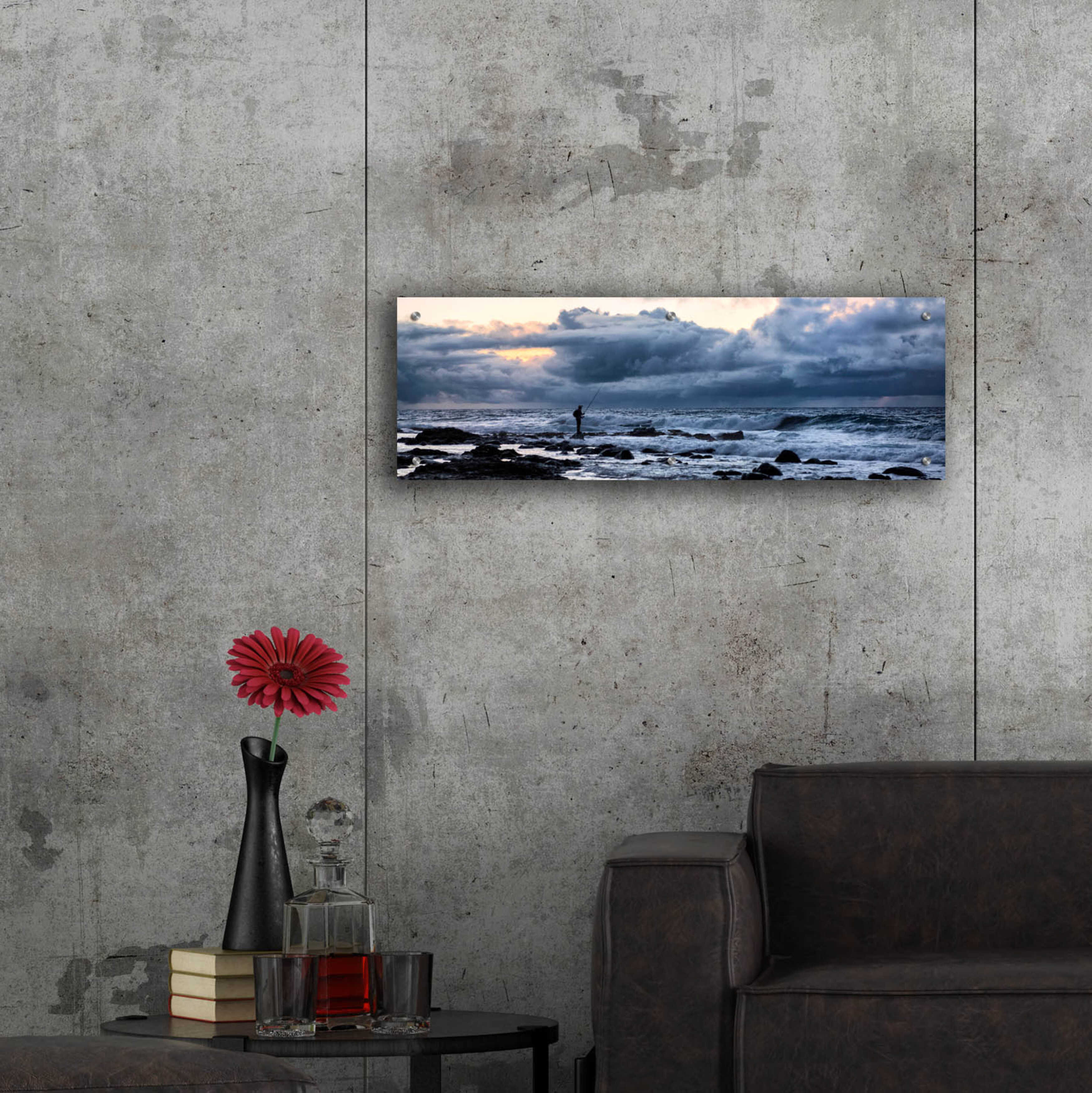 Dovecove Epic Art 'Surf Fishing' By Daniel Burt Acrylic Gla Surf ...