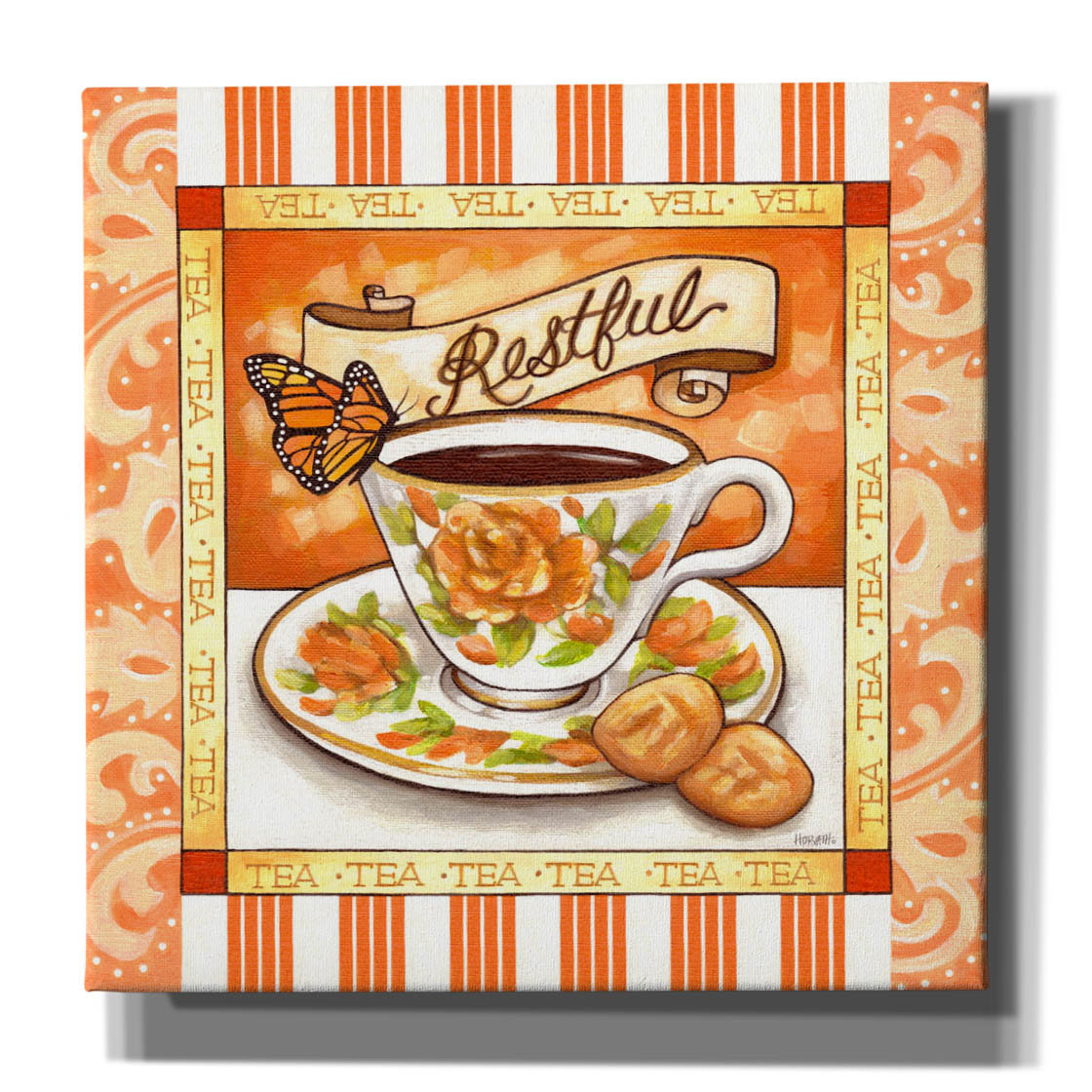 Winston Porter Tea Restful Orange Teacup' by Cathy HorvathBuchanan ...
