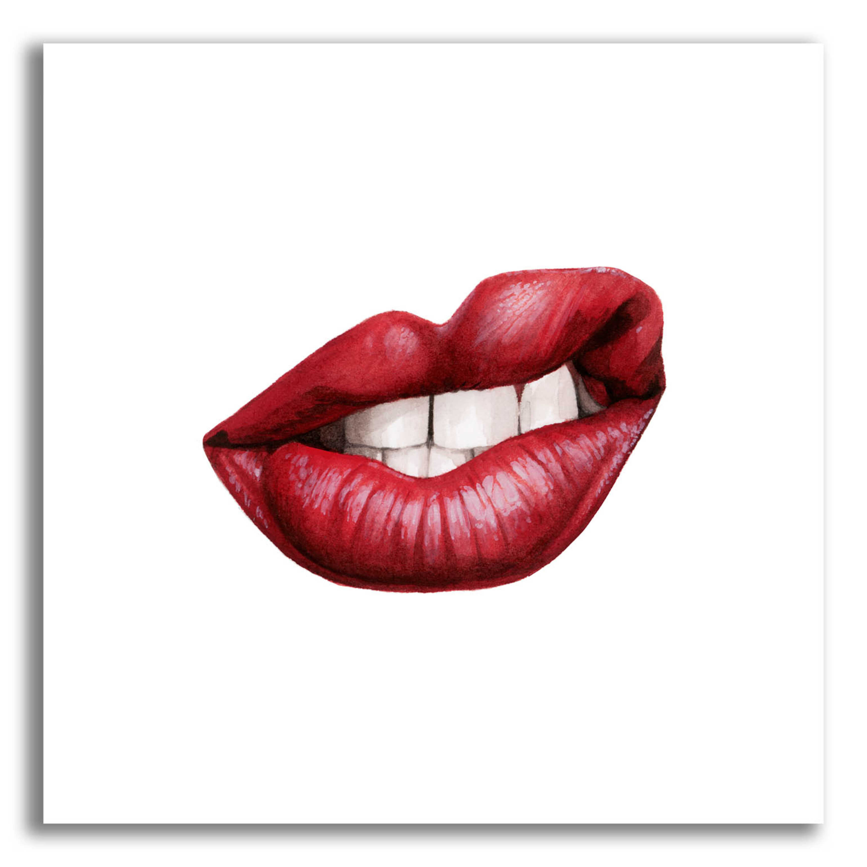 Red Barrel Studio Emotion Lips III by Grace Popp - Unframed Graphic Art ...