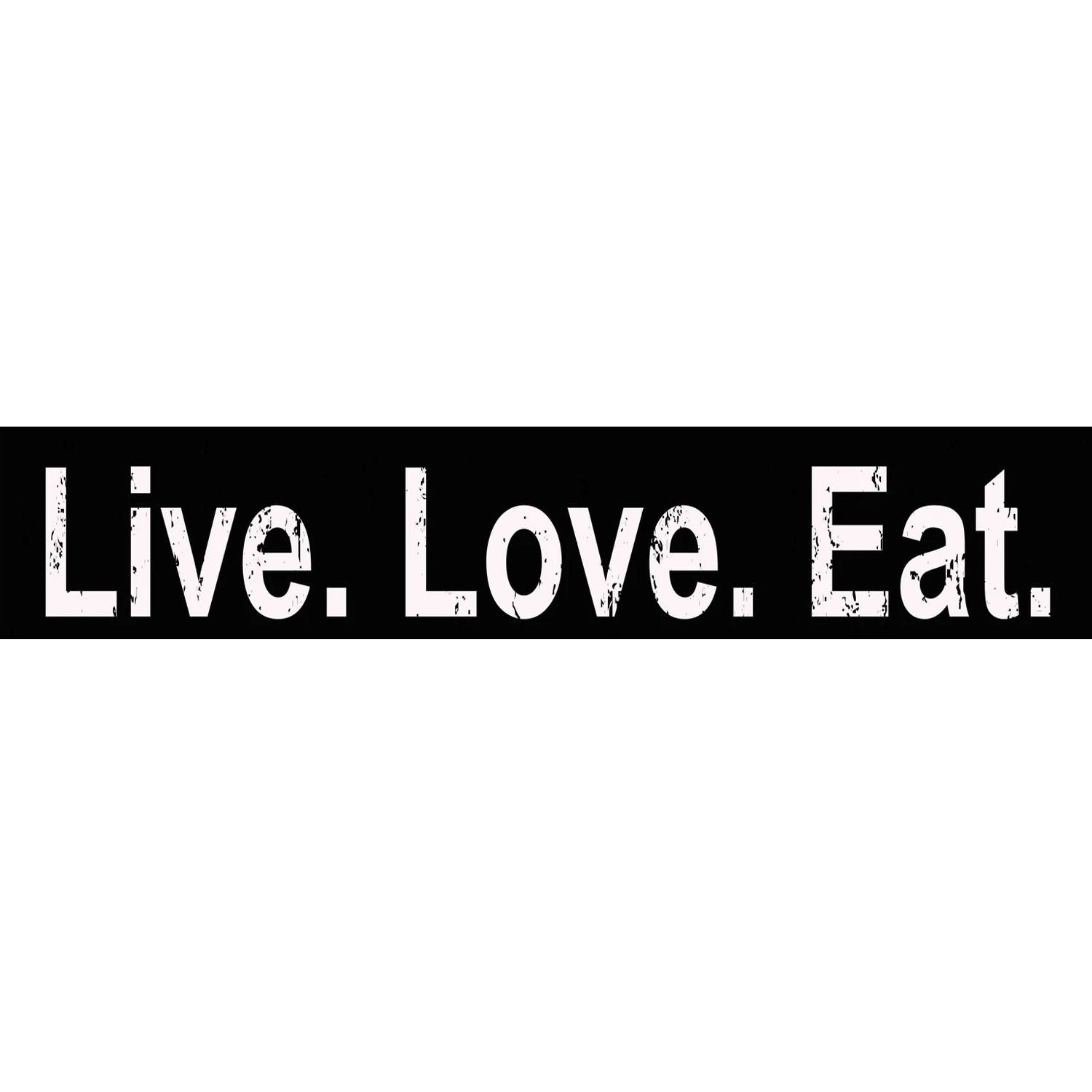 Trinx Live Love Eat - Box Sign - Wayfair Canada