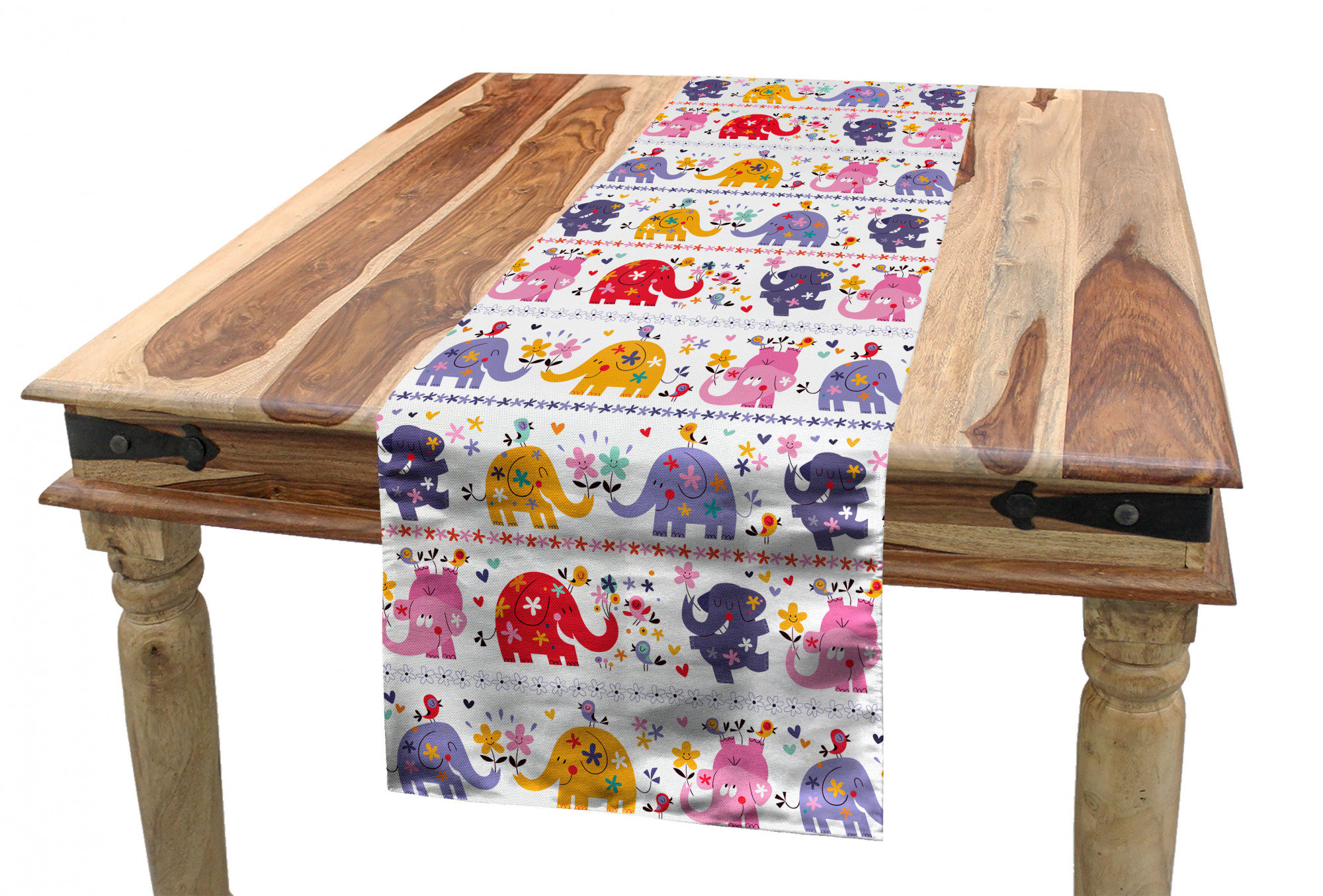 East Urban Home Elephant Table Runner | Wayfair