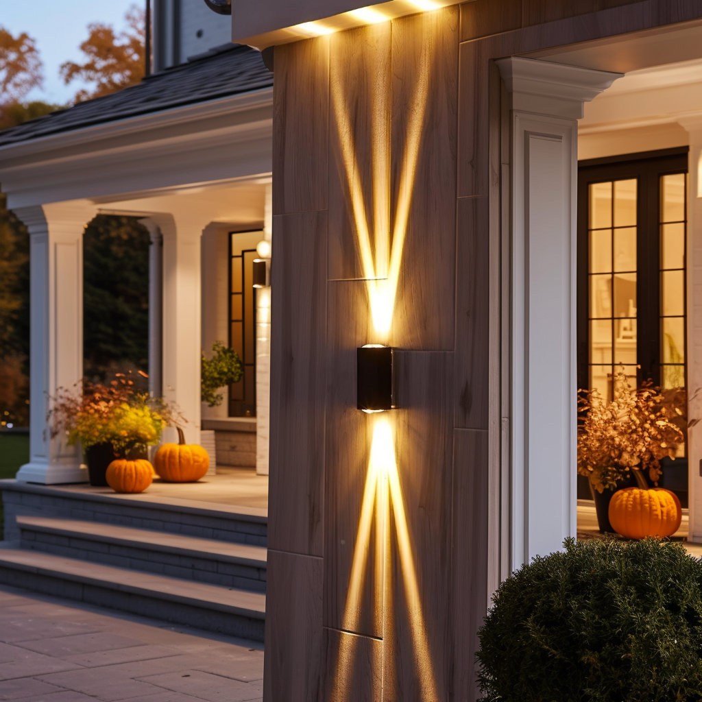 Wrought Studio™ Indoor/Outdoor LED Beam Lights, Waterproof LED Wall ...