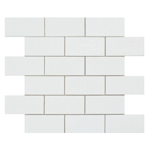 Stone & Tile Shoppe, Inc. Marble Brick Joint Mosaic Wall & Floor Tile ...