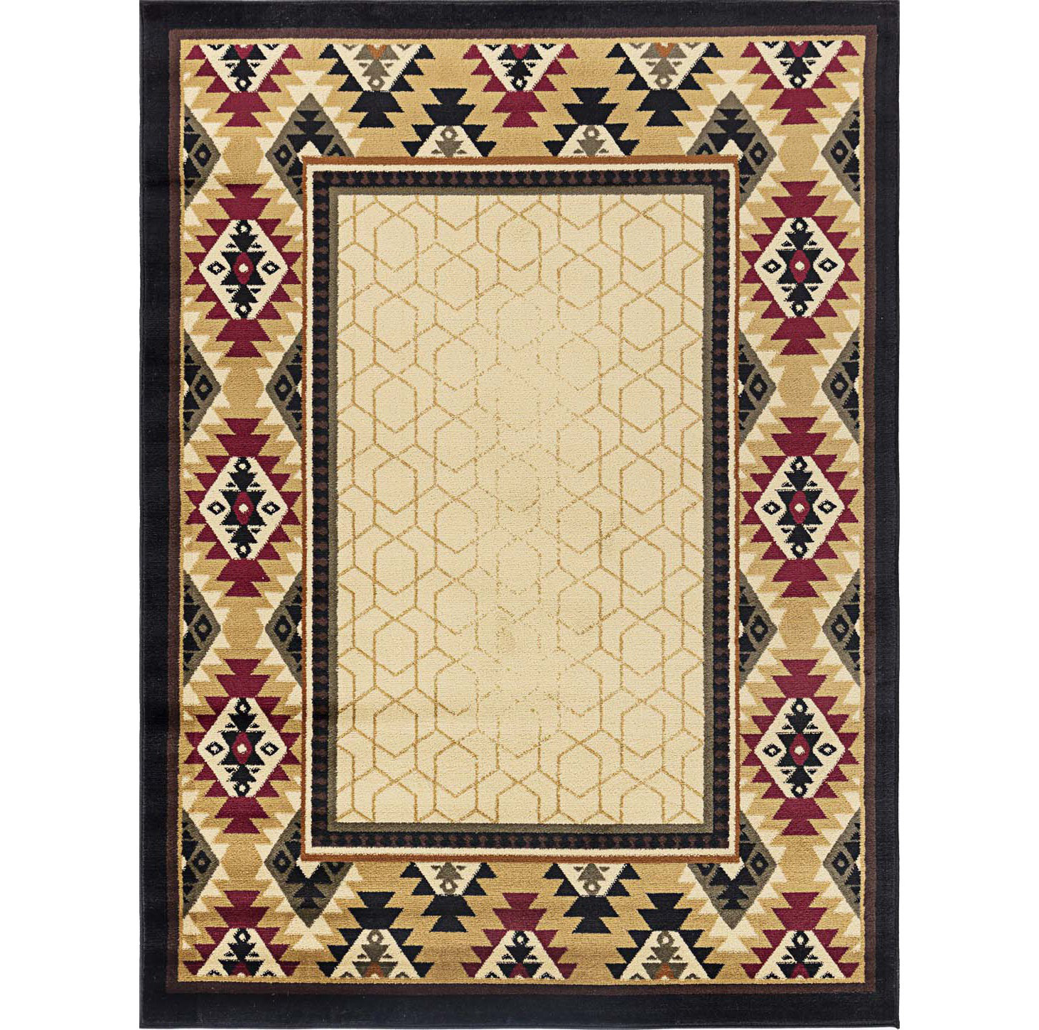 Foundry Select Rich Texture Southwest Area Rug, Runner Rug | Wayfair