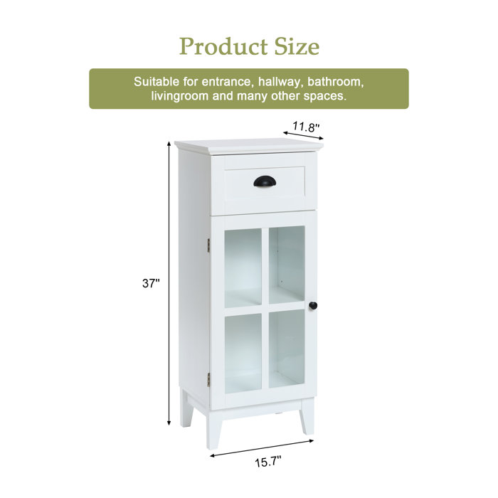 Red Barrel Studio® Mayden Freestanding Bathroom Cabinet | Wayfair