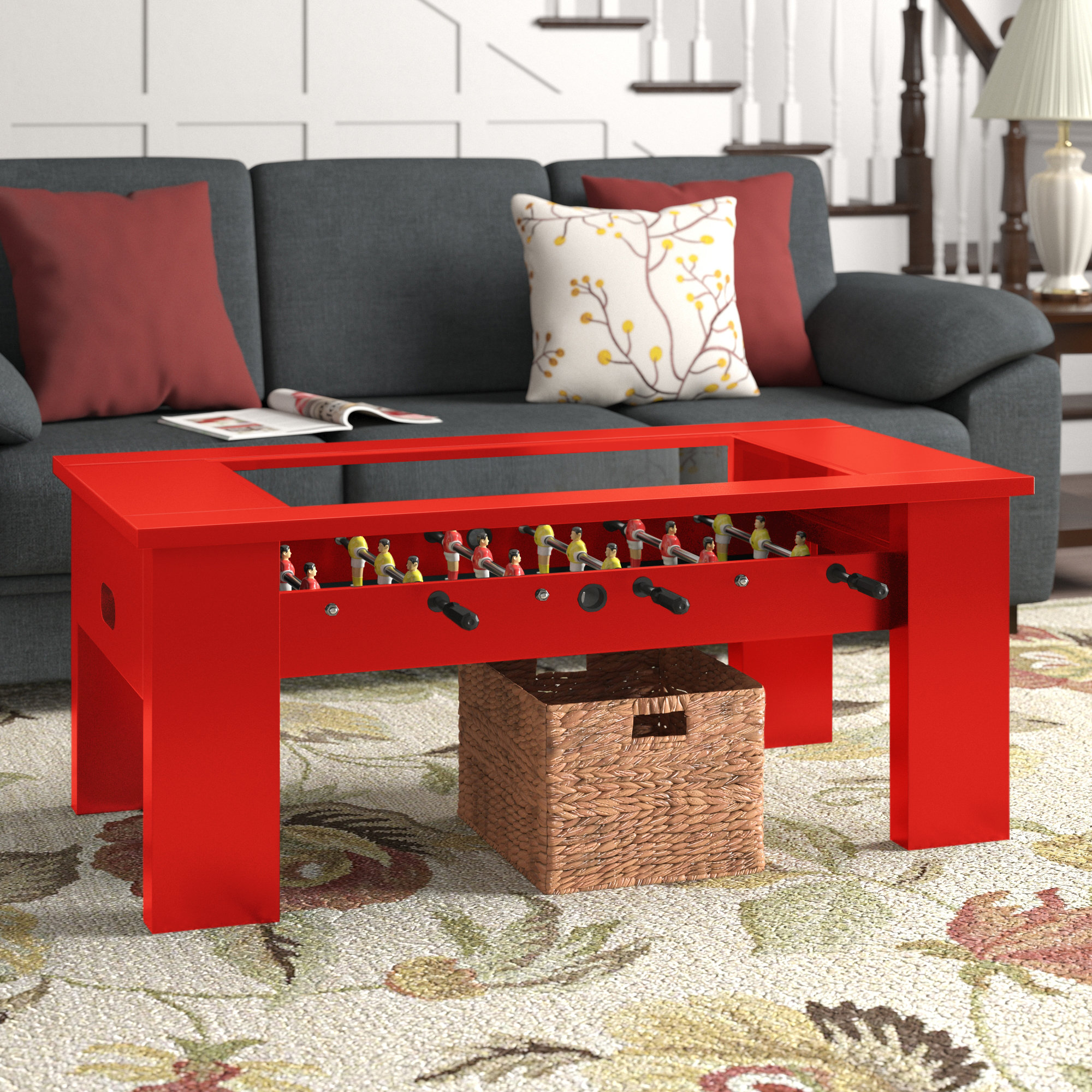 Arlmont & Co. Pagedale 45" Foosball Table & Reviews | Wayfair