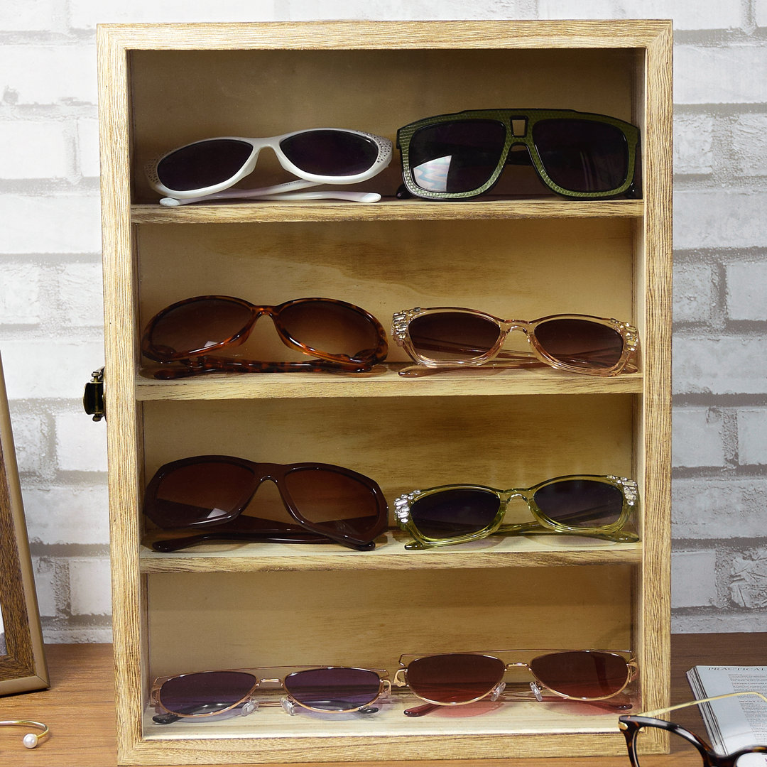 Hokku Designs Wall Mounted Collectible Display Shelves Case Shadow Box ...