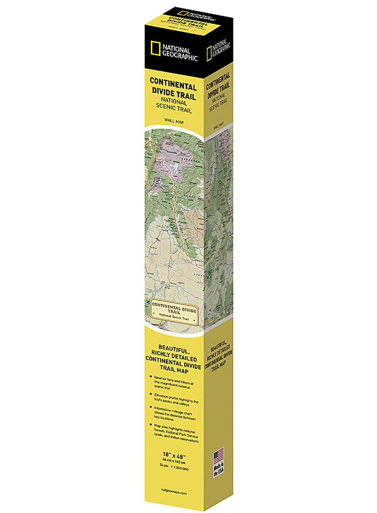 National Geographic Maps Continental Divide Trail - In gift box | Wayfair