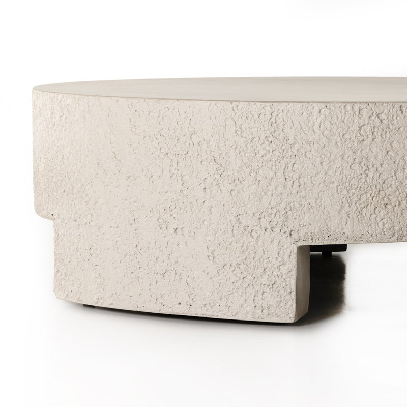 AllModern Hobart Stone/Concrete Coffee Table & Reviews | Wayfair