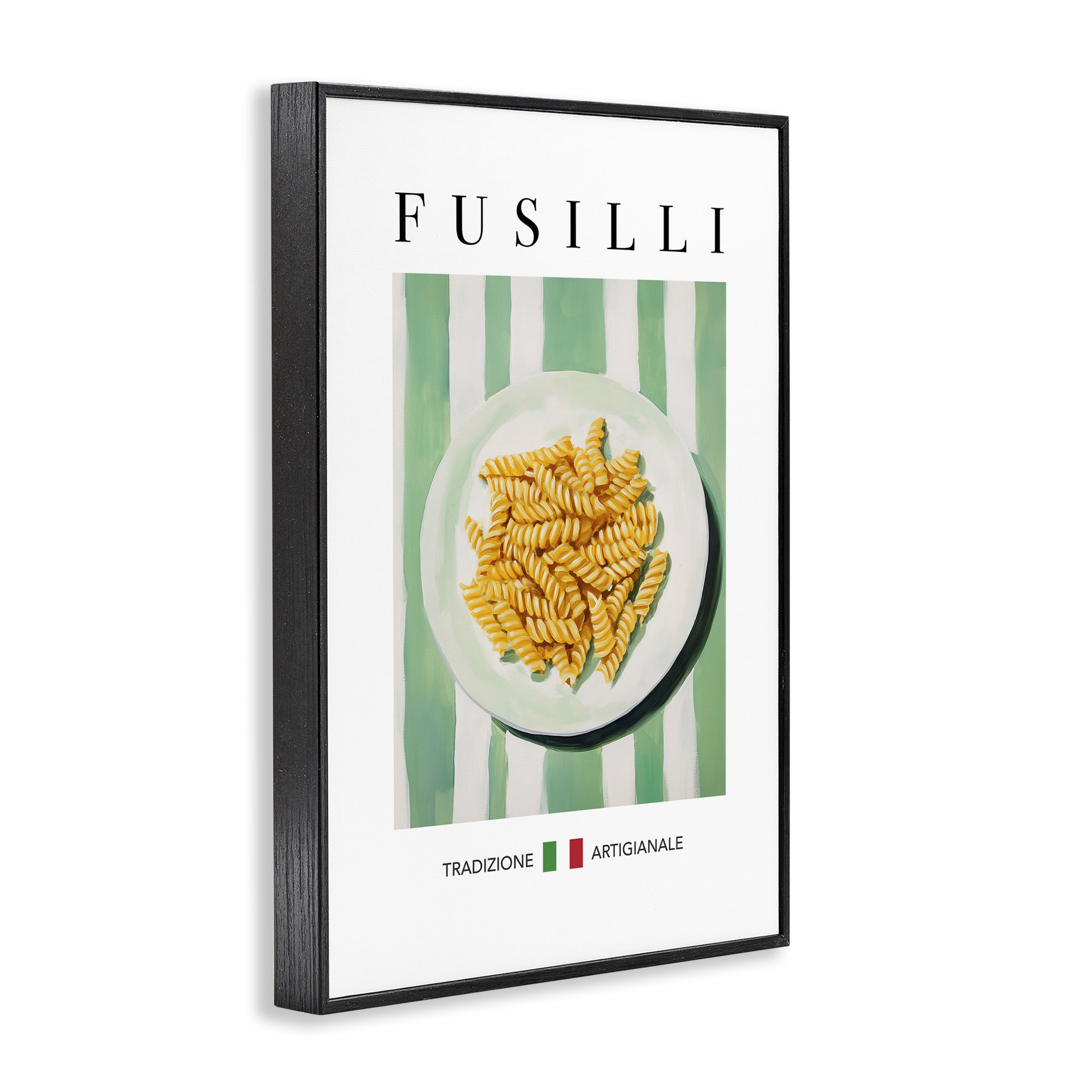 House of Hampton® Traditional Fusilli Pasta Framed Giclee, design by ...