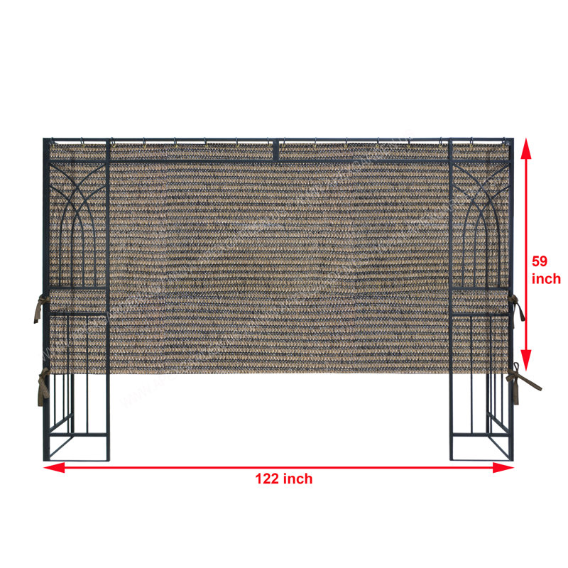 APEX GARDEN 5 ft. H x 10 ft. W Polyethylene Privacy Screen & Reviews ...