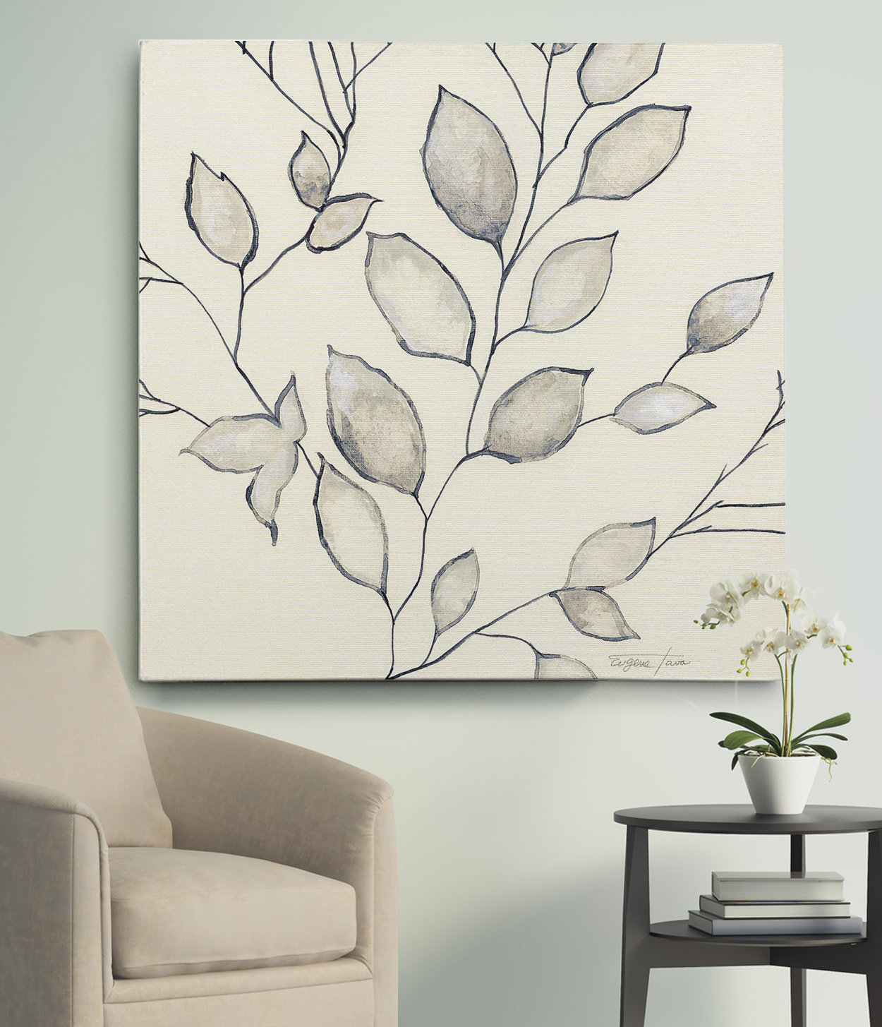 Wade Logan® Whispering Leaves II - Painting Print & Reviews | Wayfair