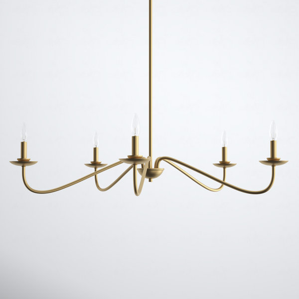 Birch Lane™ Abigeal 5 - Light Dimmable Classic / Traditional Chandelier ...