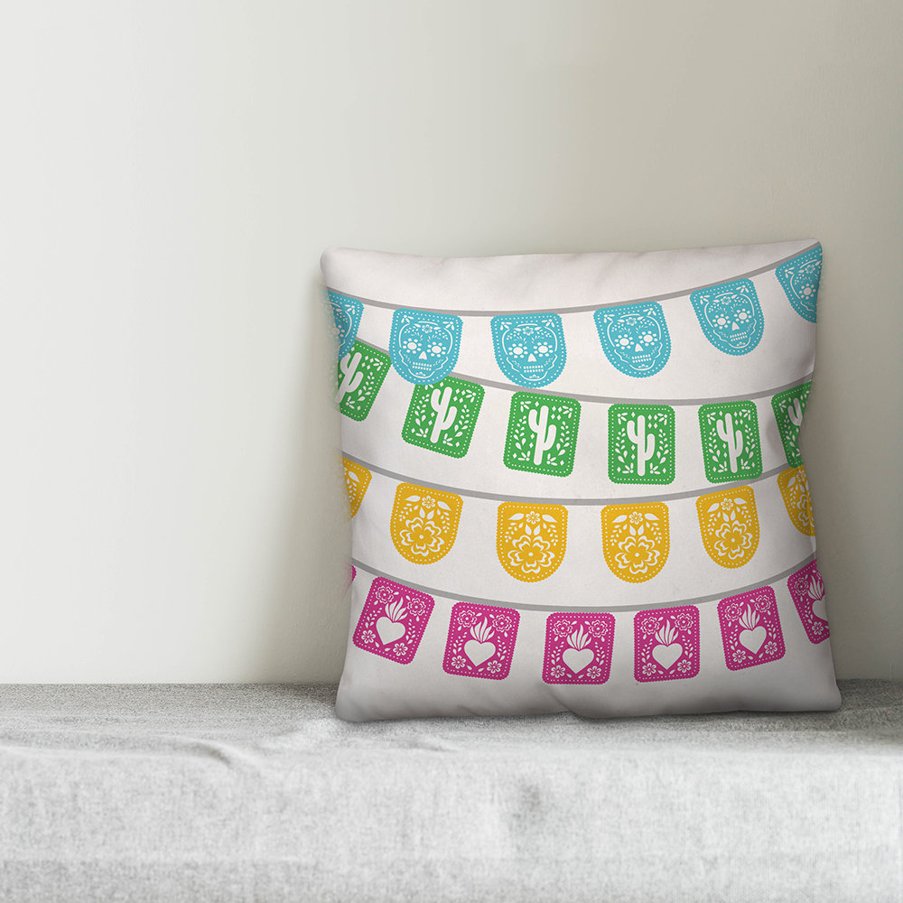 Designs Direct Creative Group Day of the Dead Pendants Throw Pillow ...