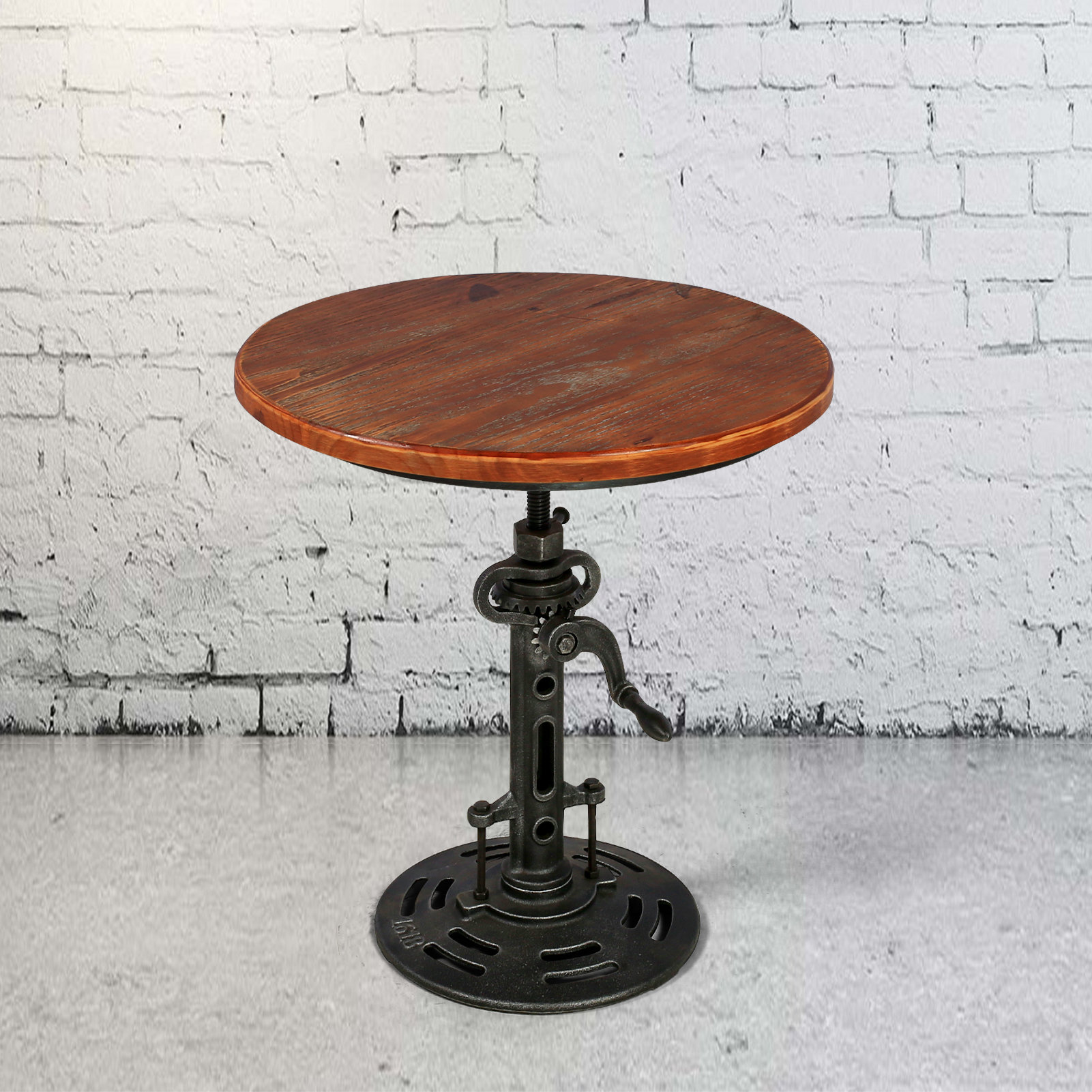 Williston Forge Industrial Retro Side Table End Table Antique Mechanic ...