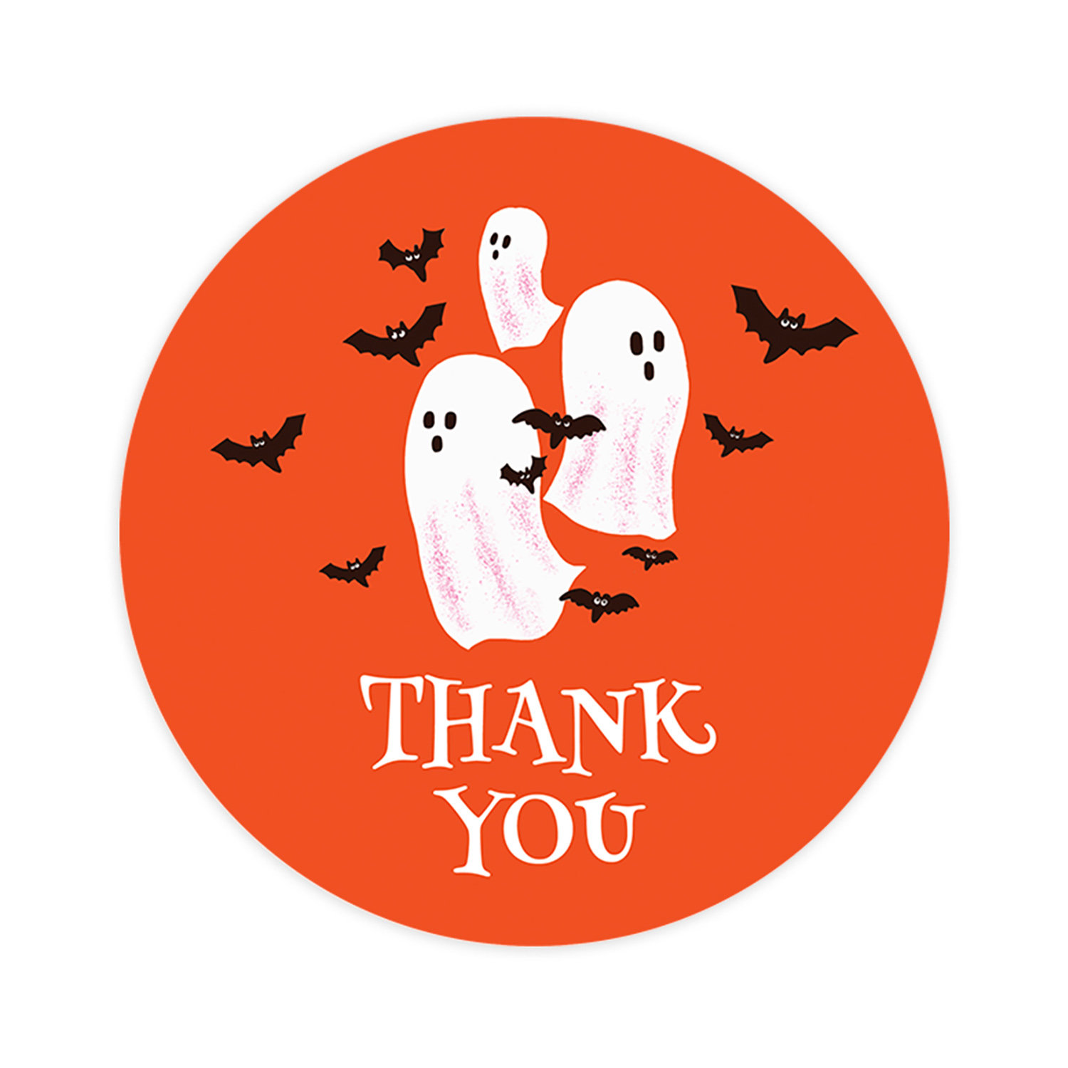 The Holiday Aisle® Thank You Ghosts And Bats Happy Halloween Stickers ...