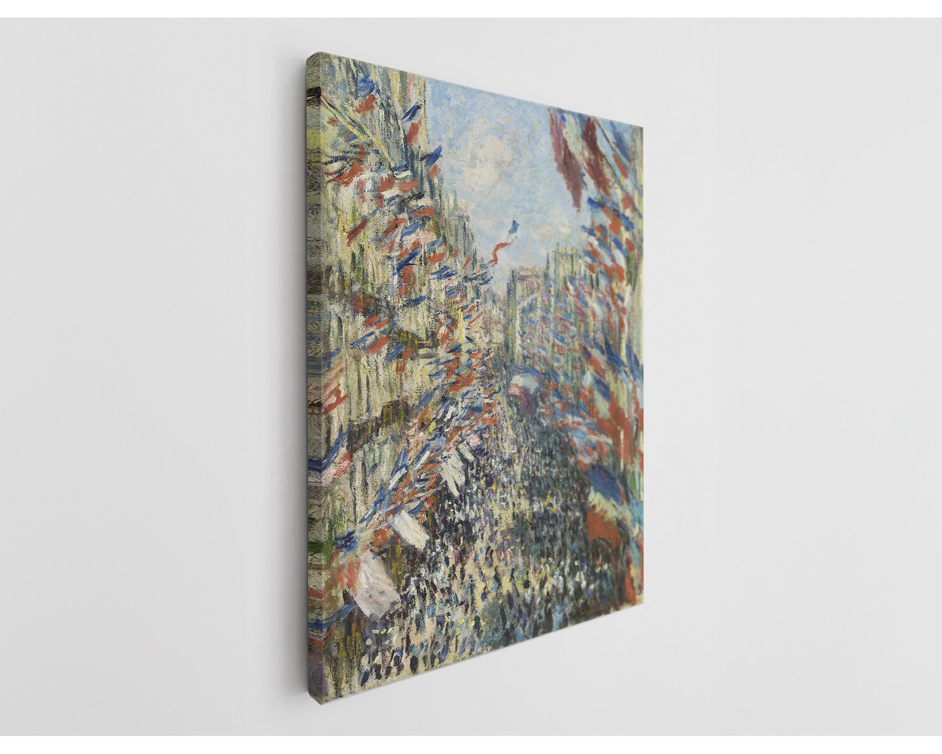 Winston Porter Rue Saint-Denis with Flags by Claude Monet Print ...