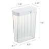 Yamazaki Home Measuring Storage Container, Plastic, 2 Liters (about 4 ...