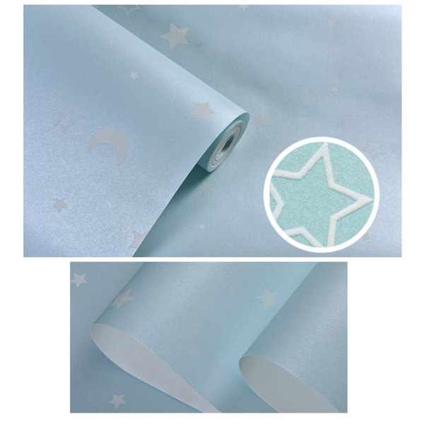 Isabelle & Max™ Burkins Stars And Moons Fluorescent Textured 32.8' L x ...