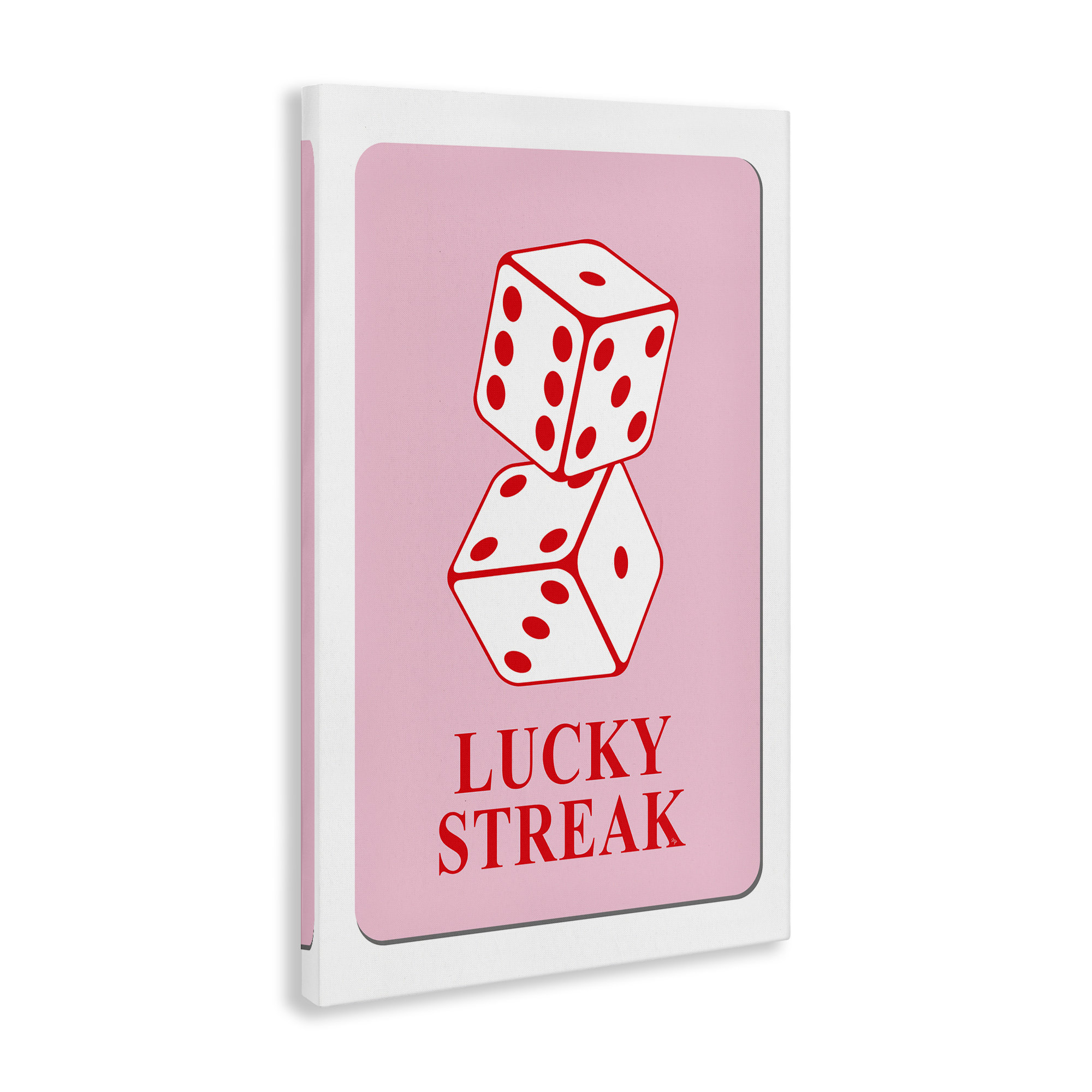Red Barrel Studio® Lucky Streak Dice Canvas Wall Art by Martina Pavlova ...