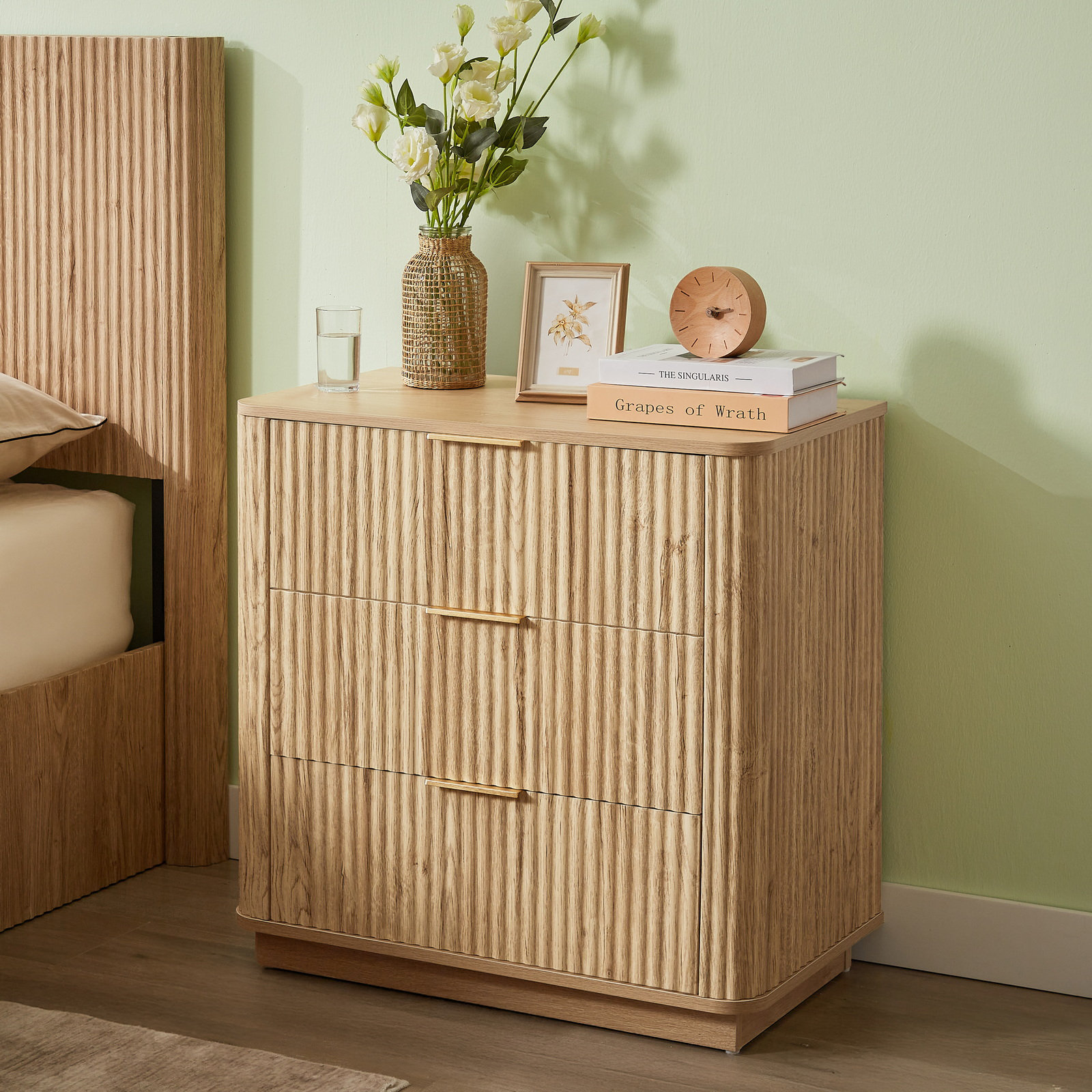 George Oliver Modern Chest Of Drawers Curved Wave Design - Wayfair Canada