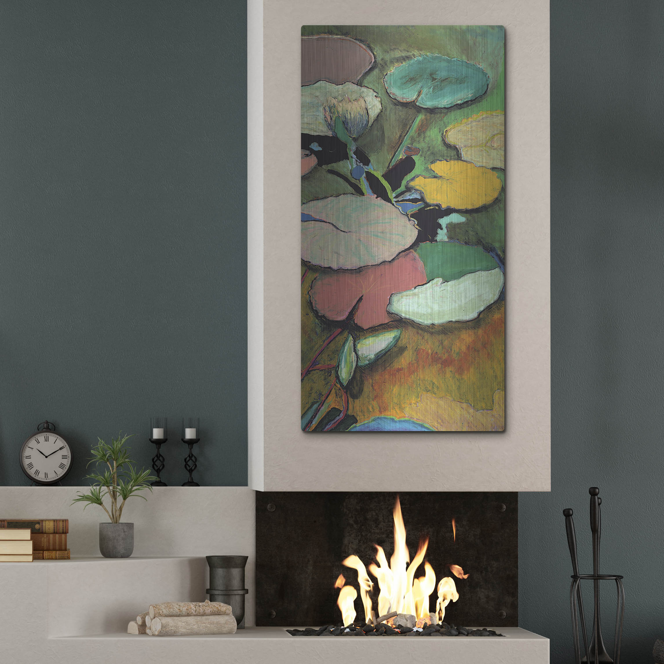 Luxe Metal Art 'Windchime Spring' by Allan Friedlander Metal Wall Art ...