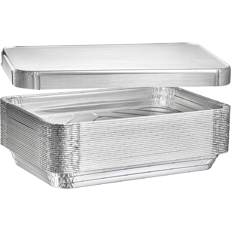 Nicole Fantini Disposable Aluminum Full Size Medium/Shallow Pans with ...