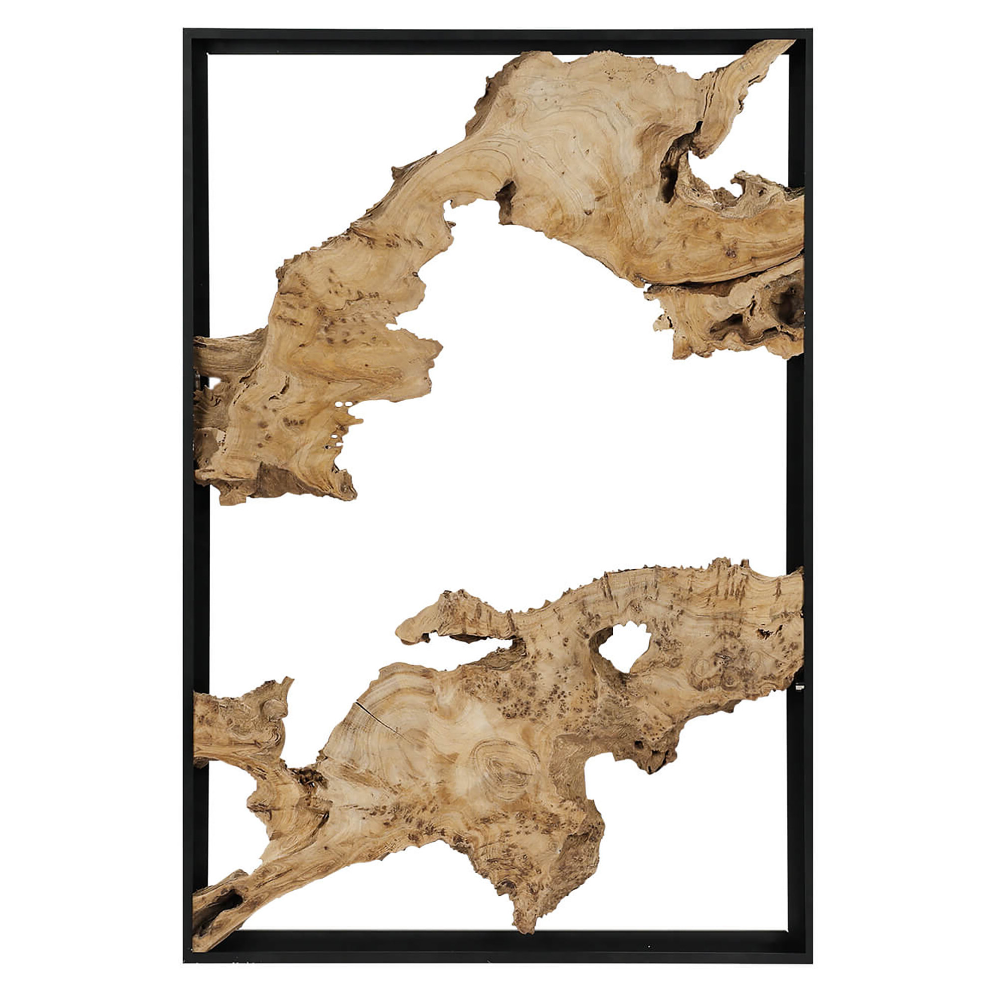 Millwood Pines Irregular Natural Wood Wall Decor - Handcrafted Rustic ...